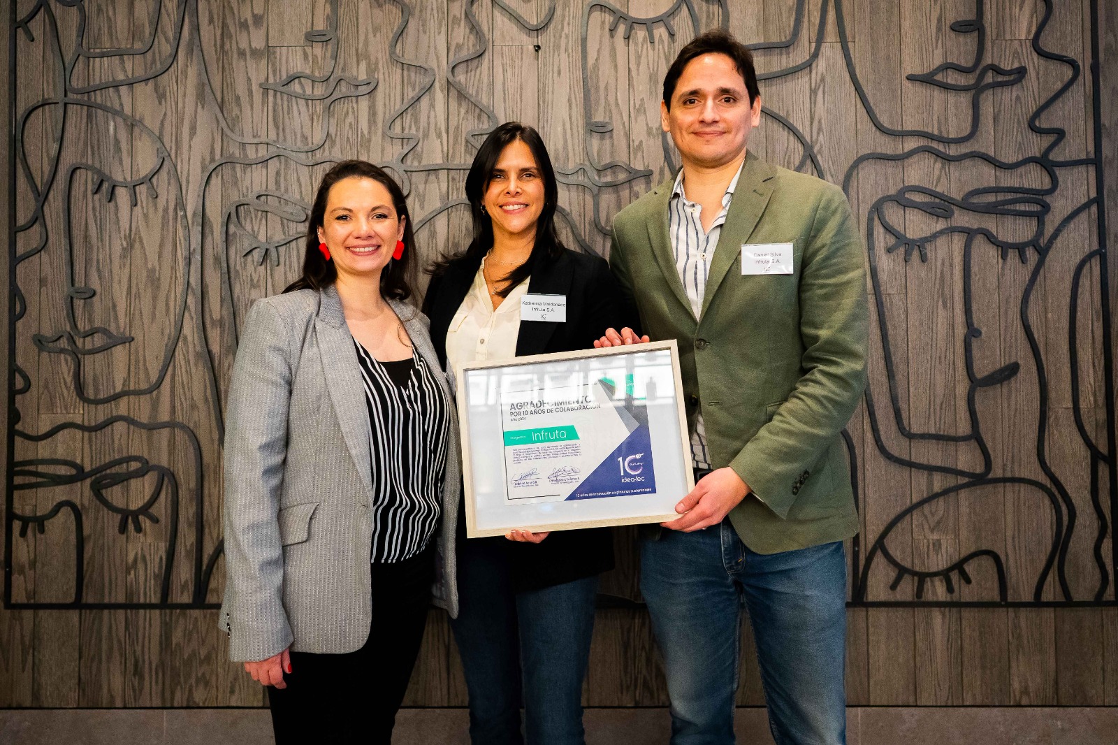 Infruta recibe importante reconocimiento por su colaboración con Idea-Tec - Redagrícola